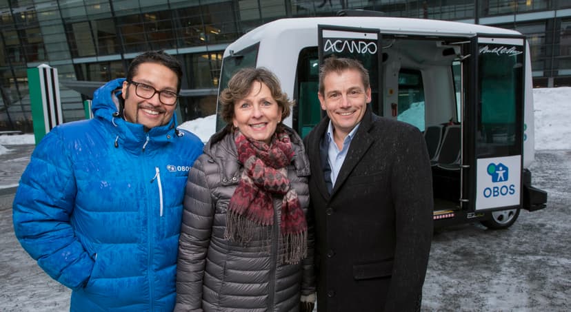 Setter opp selvkjørende busser på Fornebu | OBOS